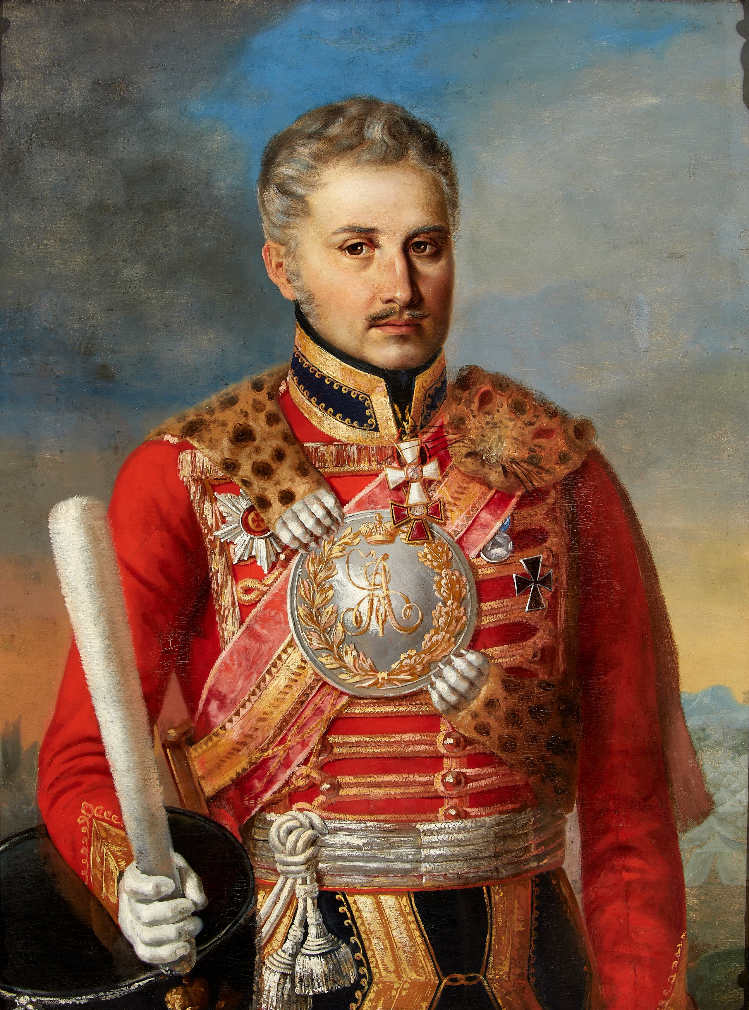 PORTRAIT OF MAJOR-GENERAL IVAN SHEVICH, HERO OF THE PATRIOTIC WAR OF ...